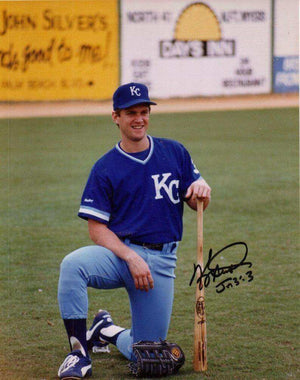 Kevin Seitzer autographed 8x10 Kansas City Royals photo