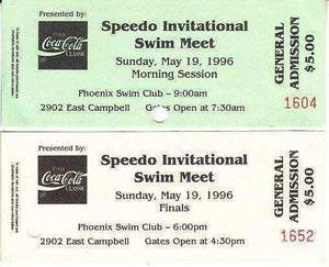 4 Us Swim Team Medalists signed 1996 Olympic Wheaties Box