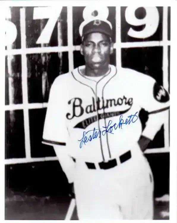 Lester Lockett autographed Baltimore Elite Giants 8x10 photo ...