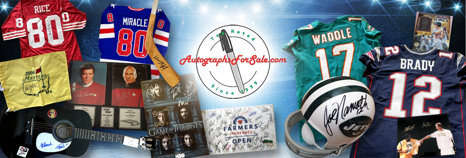 AutographsForSale.com: #1 Place for Authentic Autographed Memorabilia