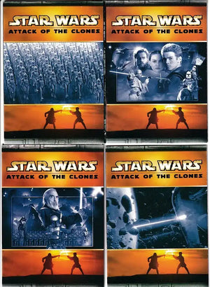 2002 Topps Star Wars Attack of the Clones near complete set of Fold-Ou