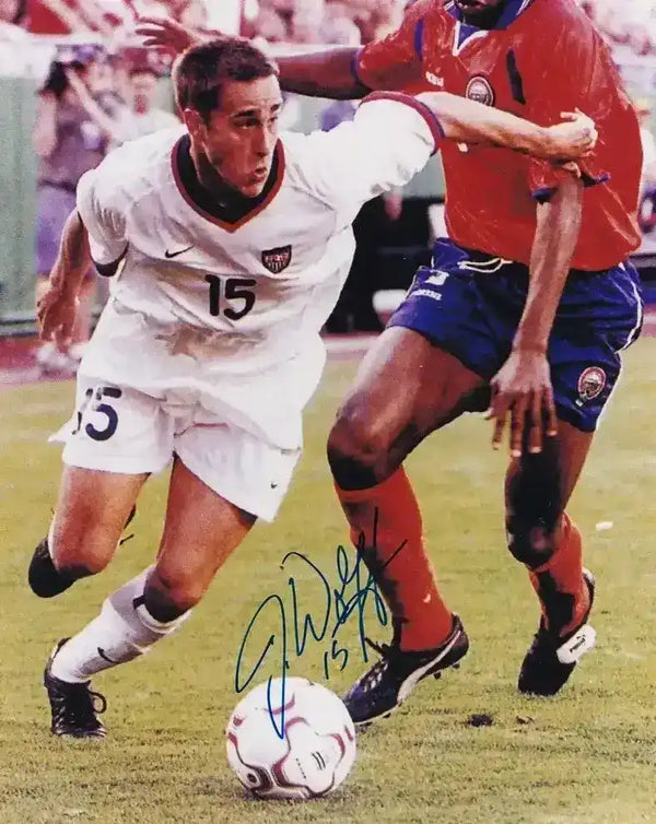 Josh Wolff autographed US Soccer 8x10 photo