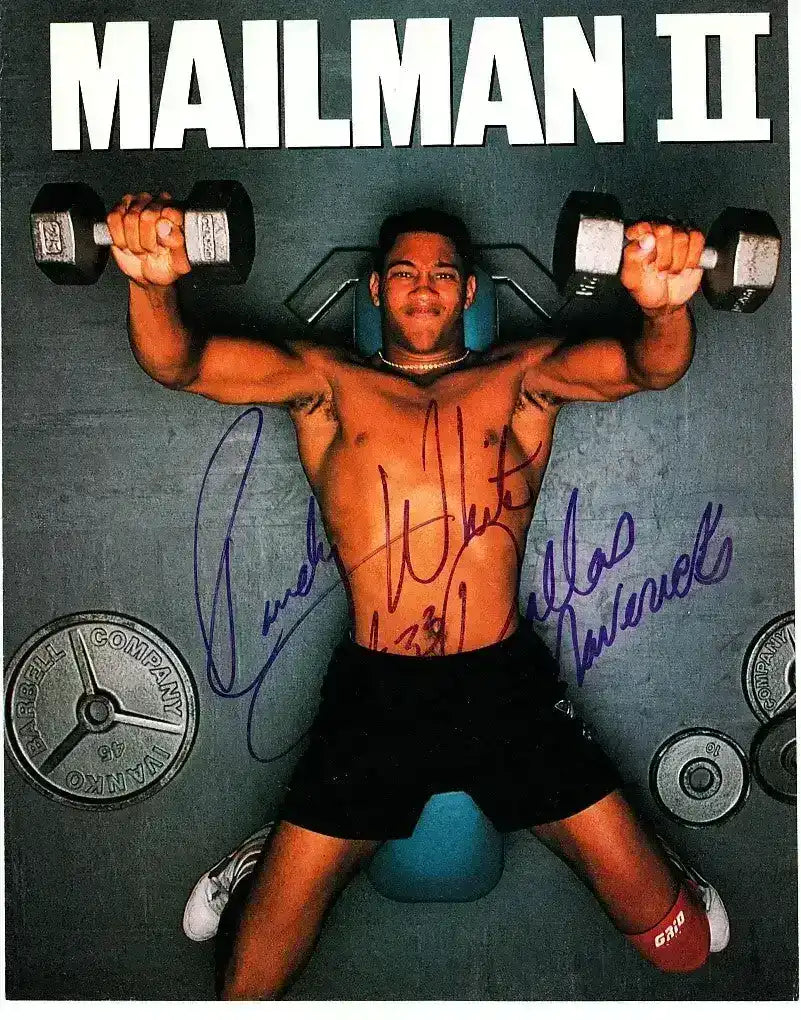 Randy White autographed Sports Illustrated photo Mavericks