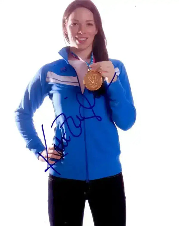 Kate Ziegler autographed 8x10 photo