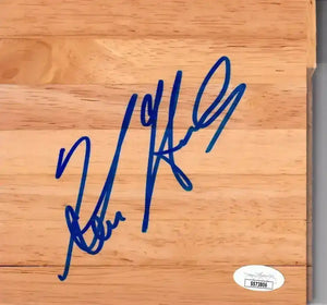 Ken Howard (White Shadow) signed basketball wood floor JSA