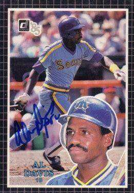 Alvin Davis signed Seattle Mariners 1985 Donruss Action