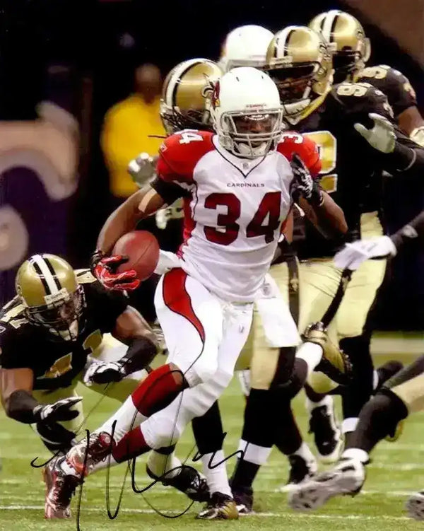Tim Hightower autographed Arizona Cardinals 8x10 photo