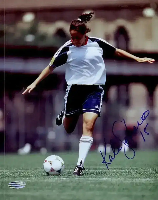 Kate (Sobrero) Markgraf signed 8x10 soccer photo (Steiner)