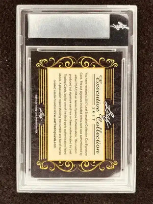 Jimmy Hart 2017 Leaf Cut Signature certified autograph card