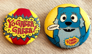 Yo Gabba Gabba 2012 2013 Comic-Con set of 2 buttons or pins ...