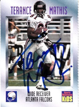 Terance Mathis autographed Atlanta Falcons 1996 Sports Illustrated for ...