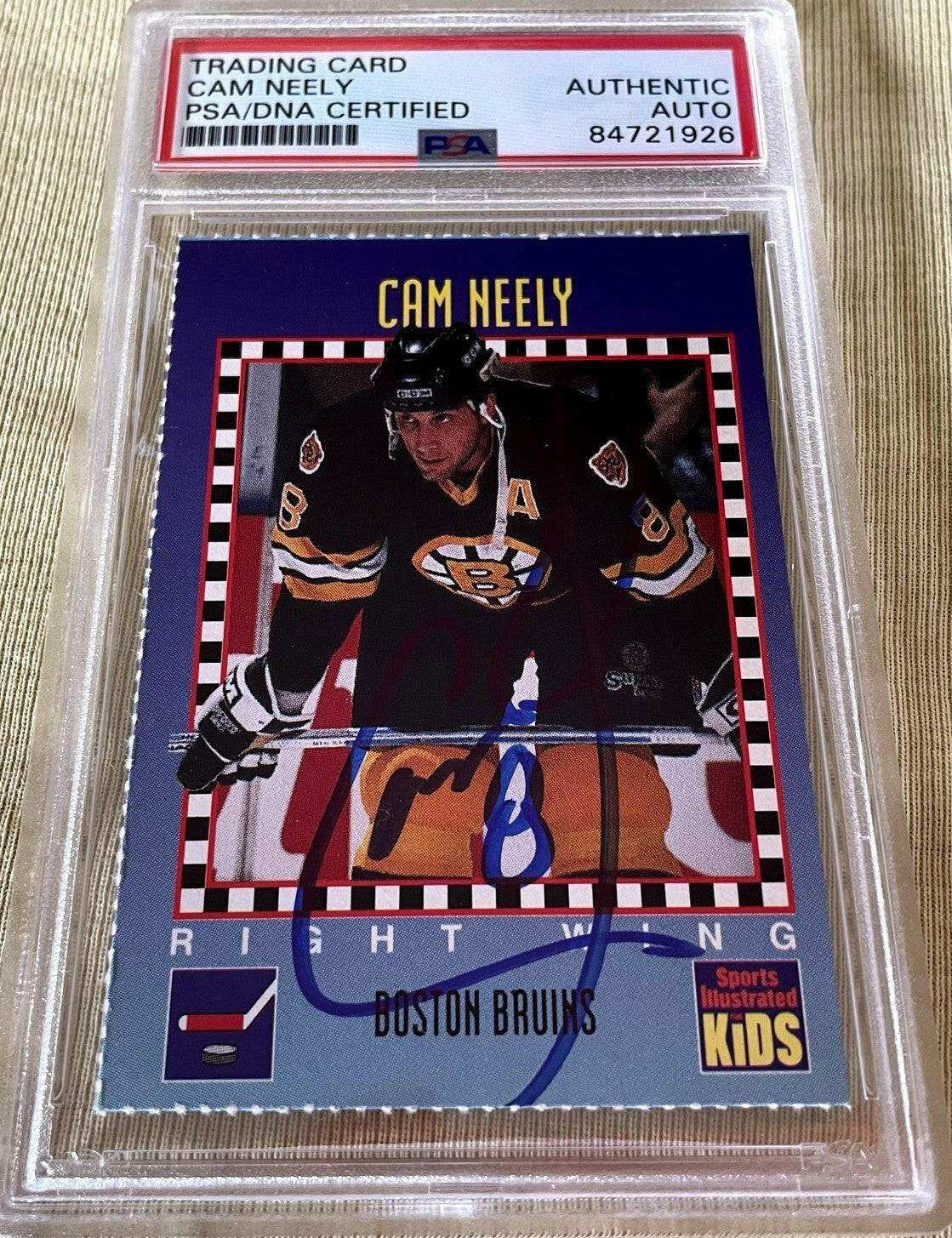 Cam Neely autographed Boston Bruins 1994 Sports Illustrated for Kids ...